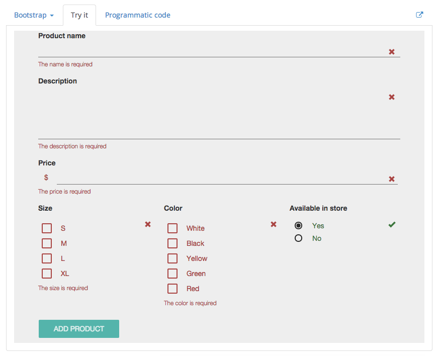 Playing With Bootstrap Material Design Formvalidation